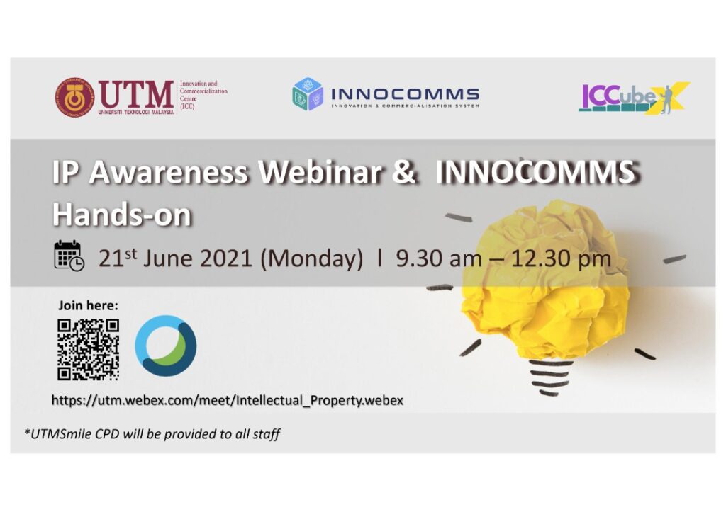 IP Awareness Webinar & INNOCOMMS Hands-on | ICC